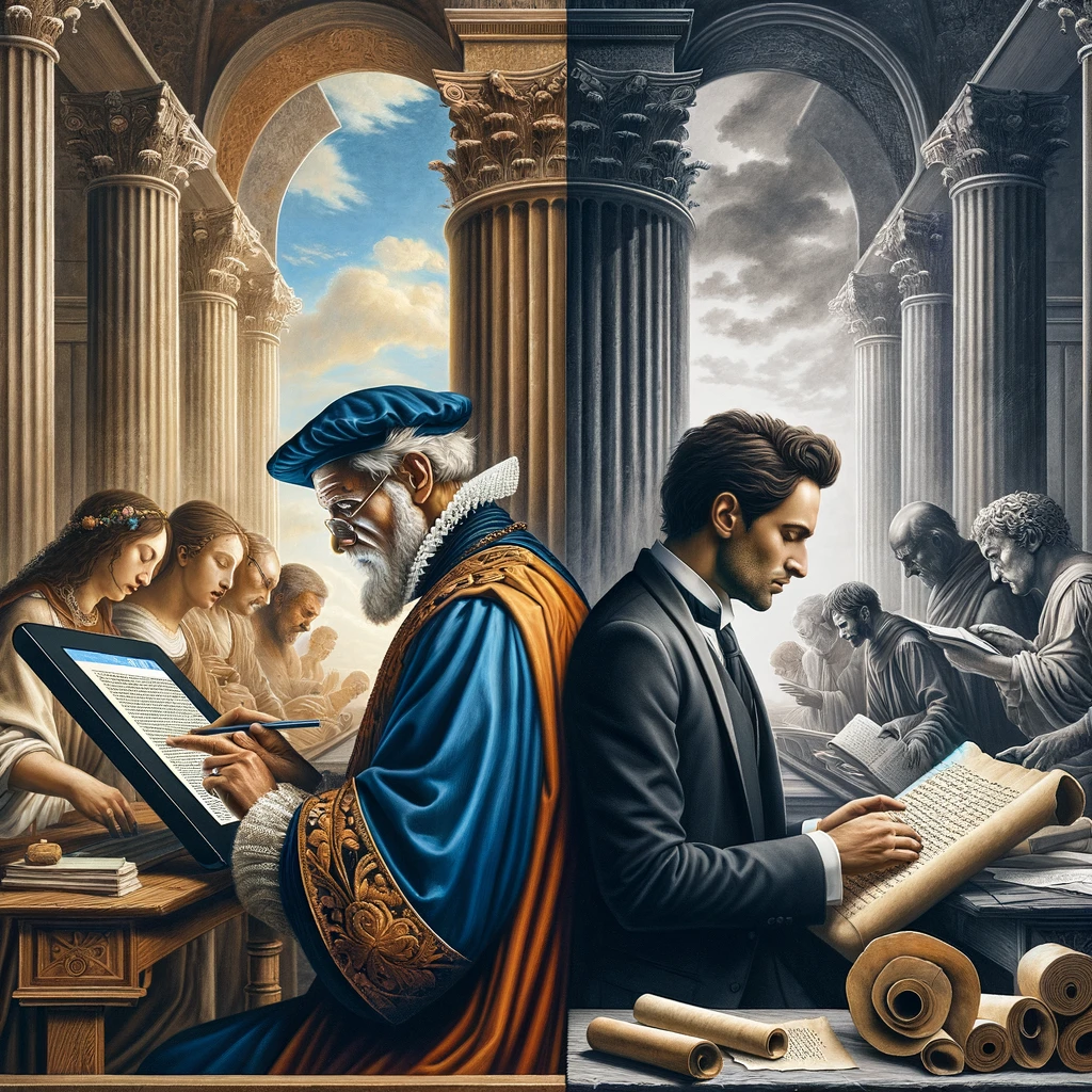 Evolution of Books from Pages to Pixels